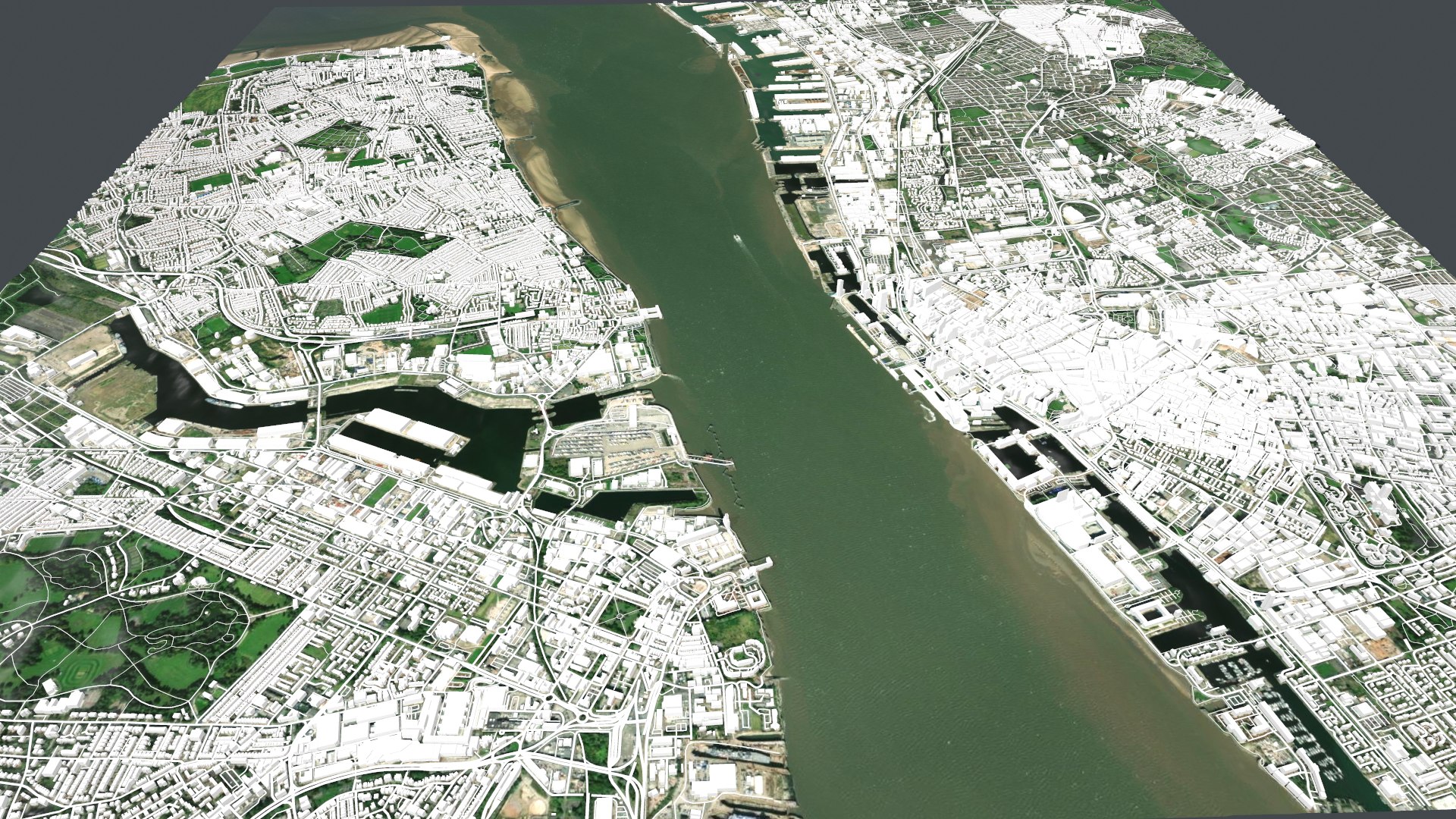 Cityscape Liverpool England 3D Model - TurboSquid 1736097