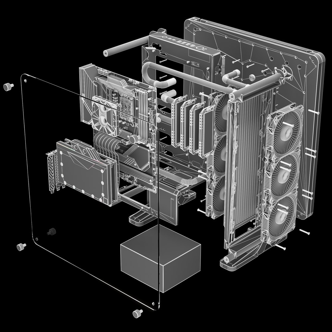 Gaming PC 5 3D Model - TurboSquid 2069649