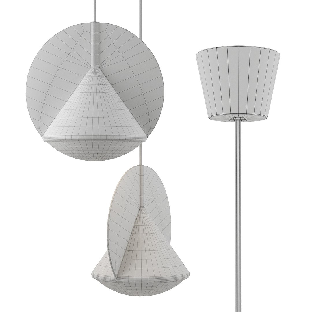 3D Model Felt Pendant Lamp Stamp - TurboSquid 1460215
