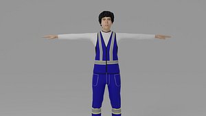 Construction Worker Blender Models for Download | TurboSquid