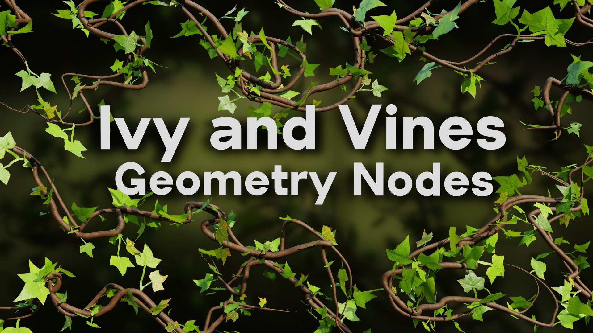 3D Model Vines And Ivy - Geometry Nodes - Blender - TurboSquid 2171698