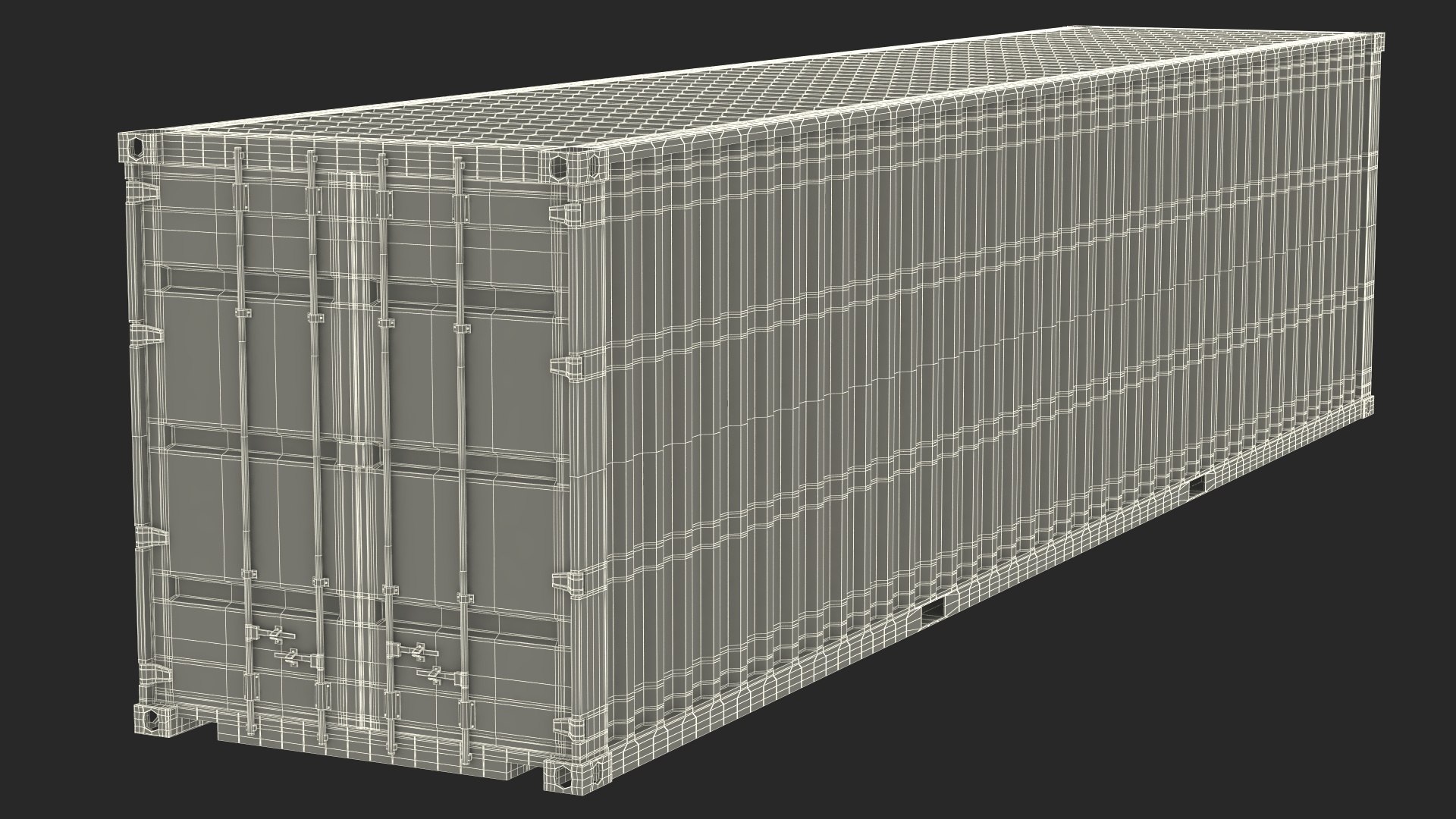 3D High Cube Cargo Shipping Container 40FT - TurboSquid 2130572