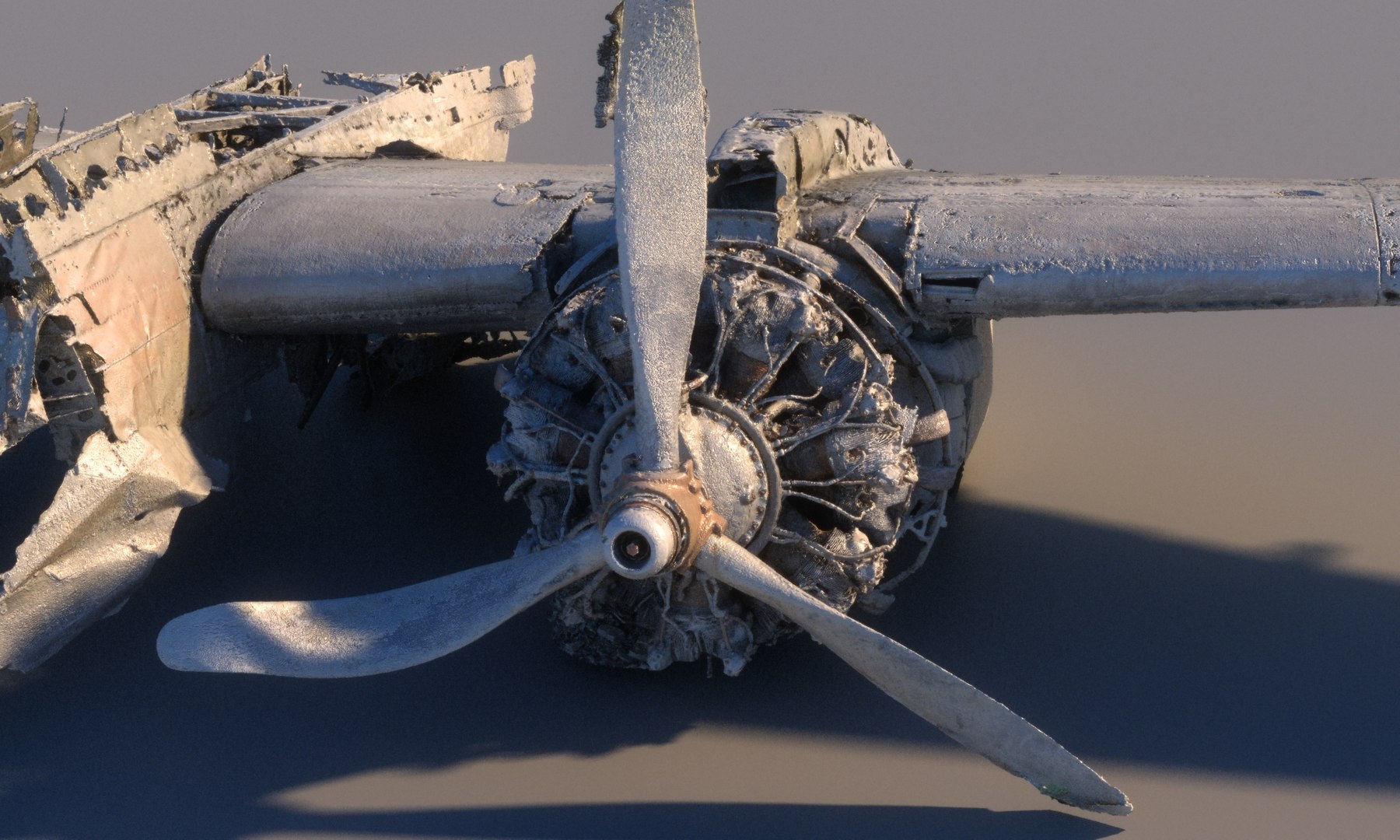 Plane Wreck Douglas A-20 Boston 3D Model - TurboSquid 1963114