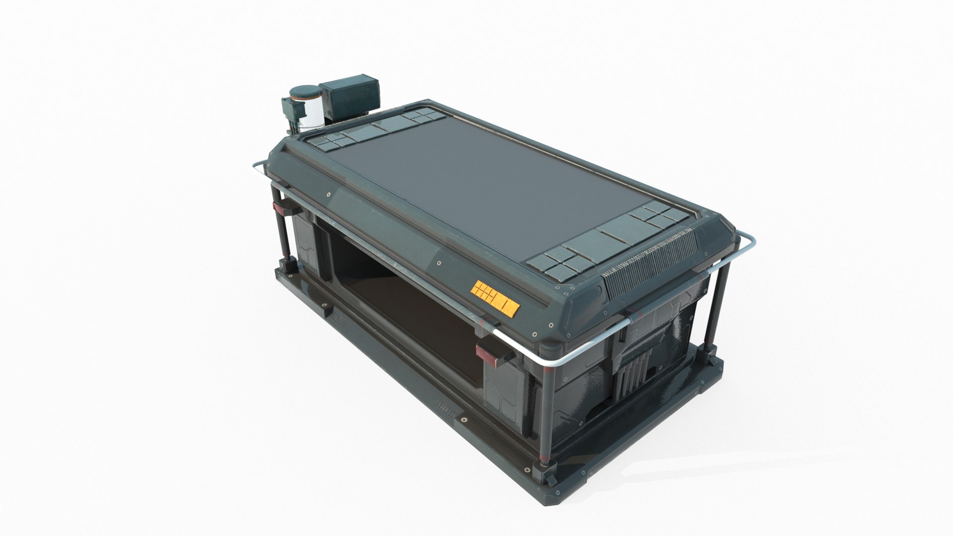 3D Future Sci-fi Center Console Computer Model - TurboSquid 2416577
