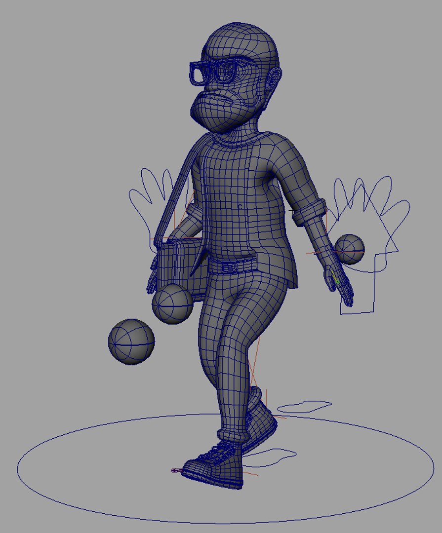 3d character animation model