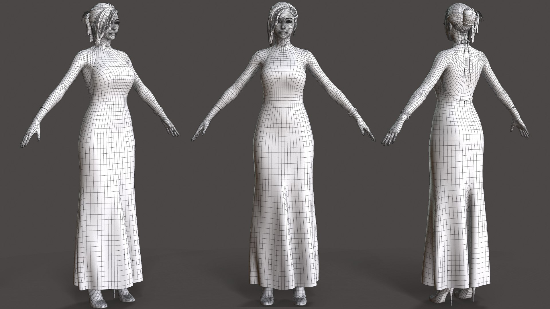 Female character model - TurboSquid 1693203