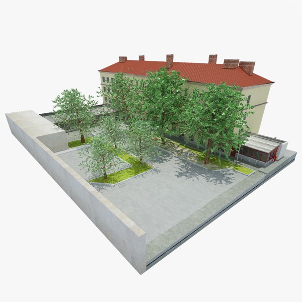 3D модель Старое национальное здание 1 - TurboSquid 728360