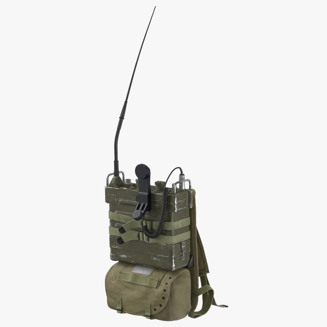 Prc Portable Transceiver Pack Model - TurboSquid 1196761