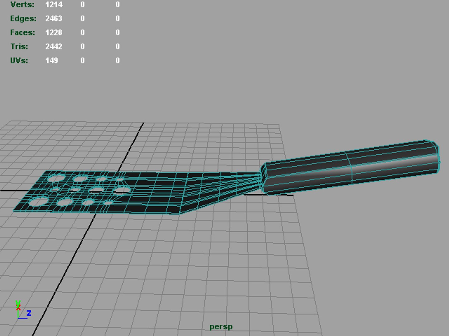 Spatula Kitchen Cooking 3d Obj