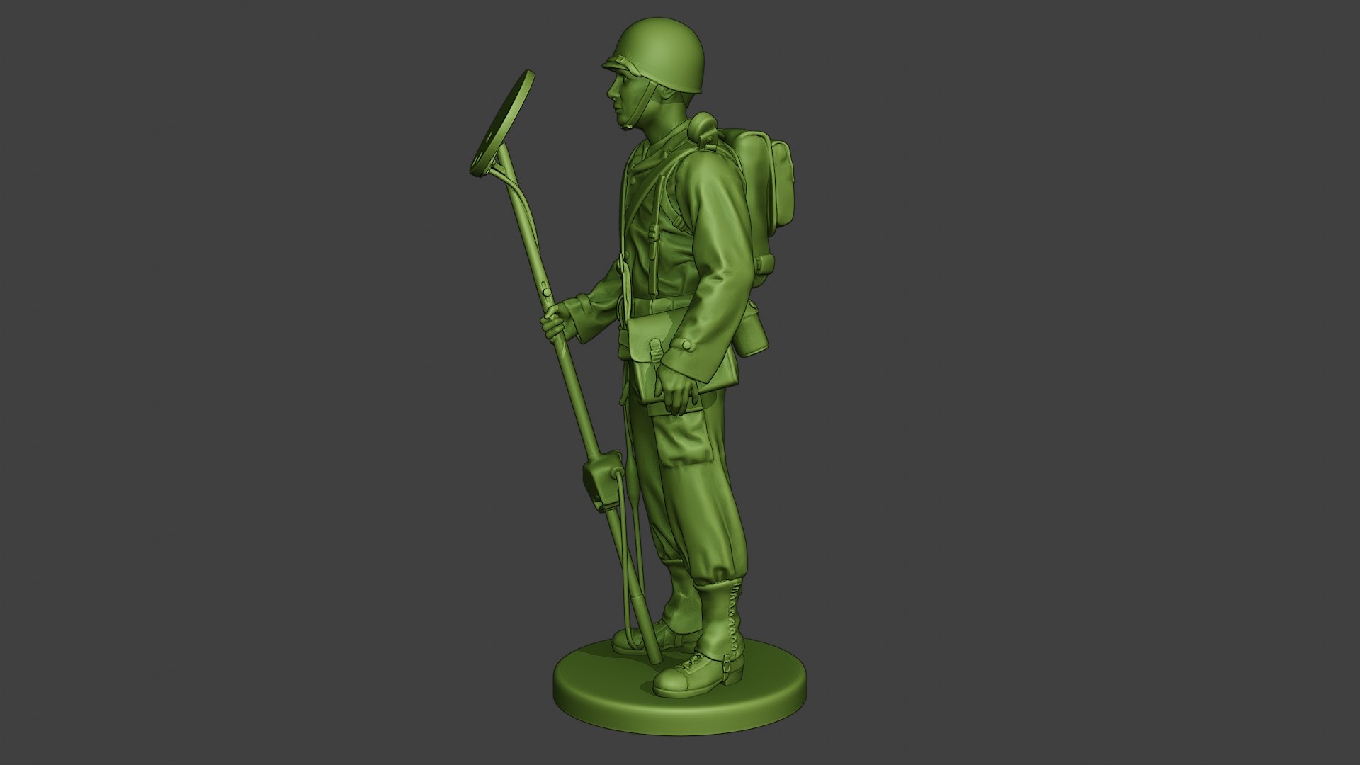 3D Soldier Ww2 Engineer Stand Model - TurboSquid 1605908