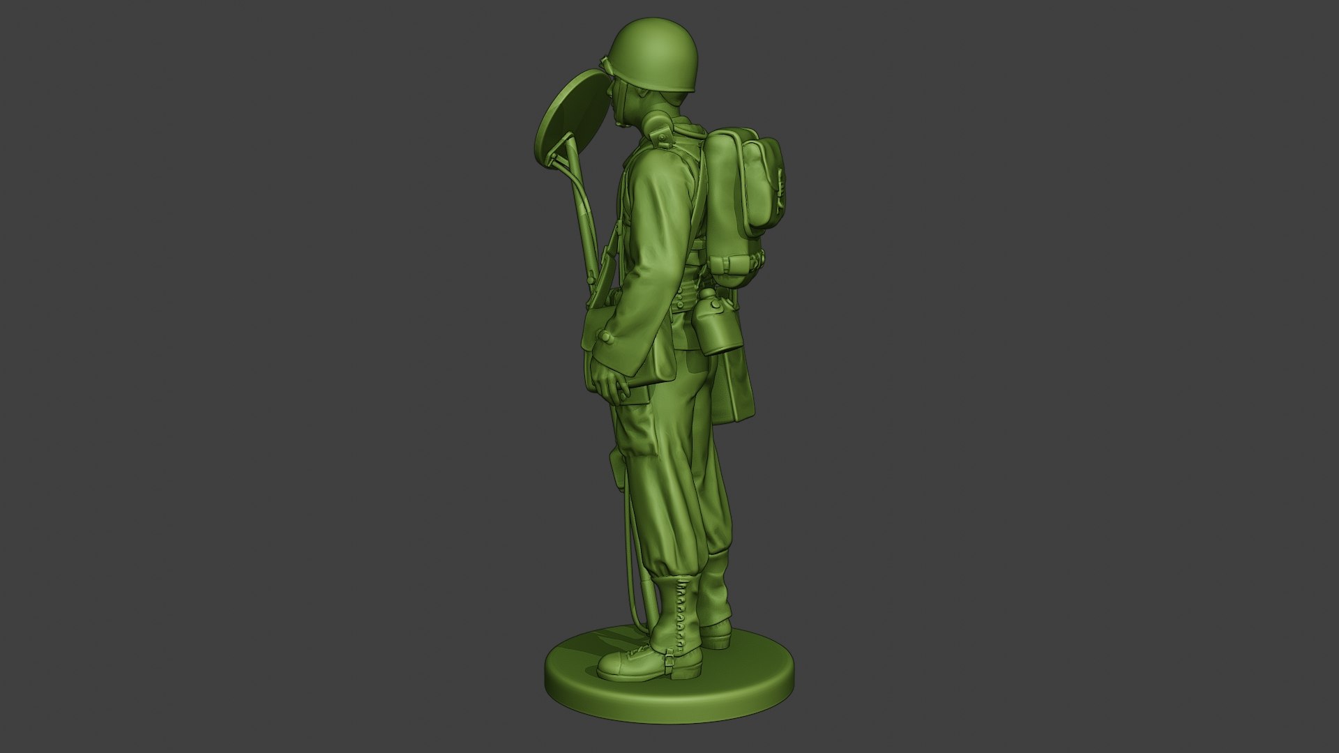 3D Soldier Ww2 Engineer Stand Model - TurboSquid 1605908