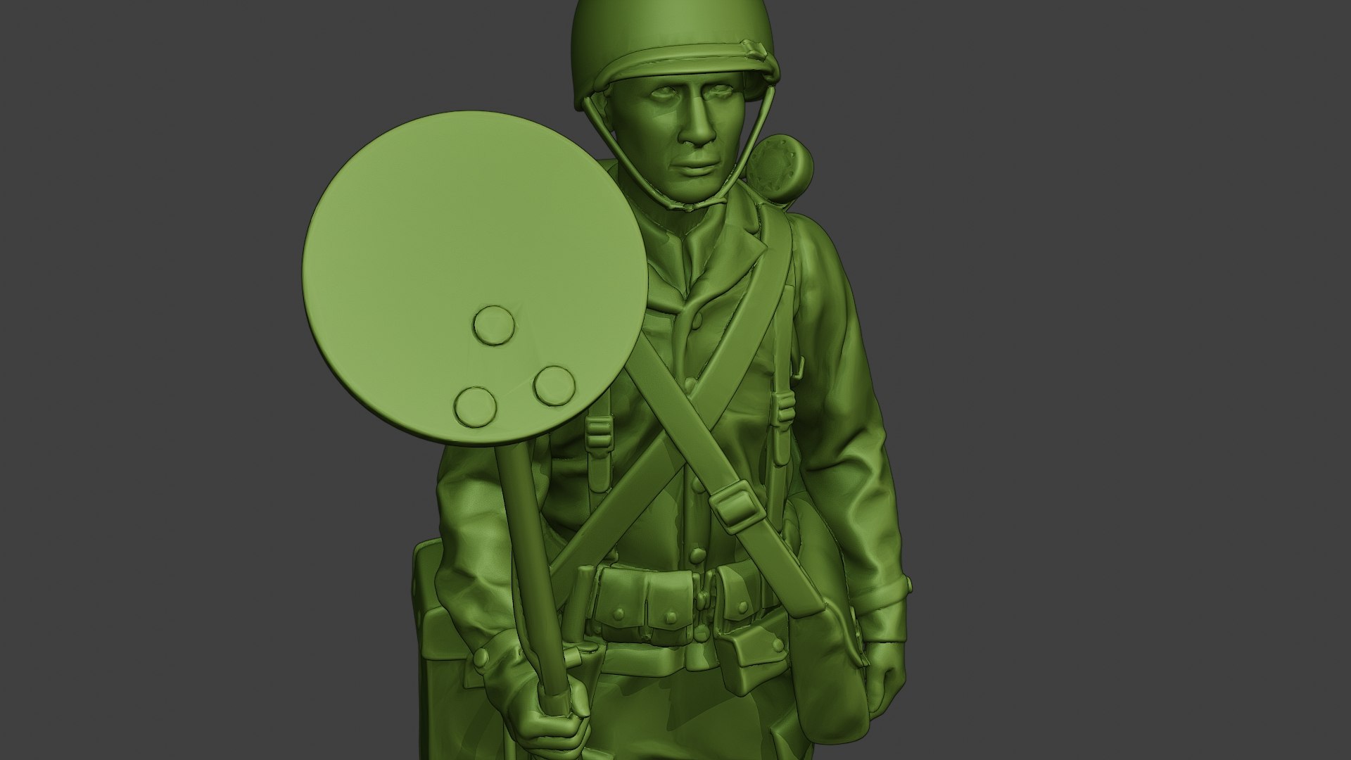 3D soldier ww2 engineer stand model - TurboSquid 1605908