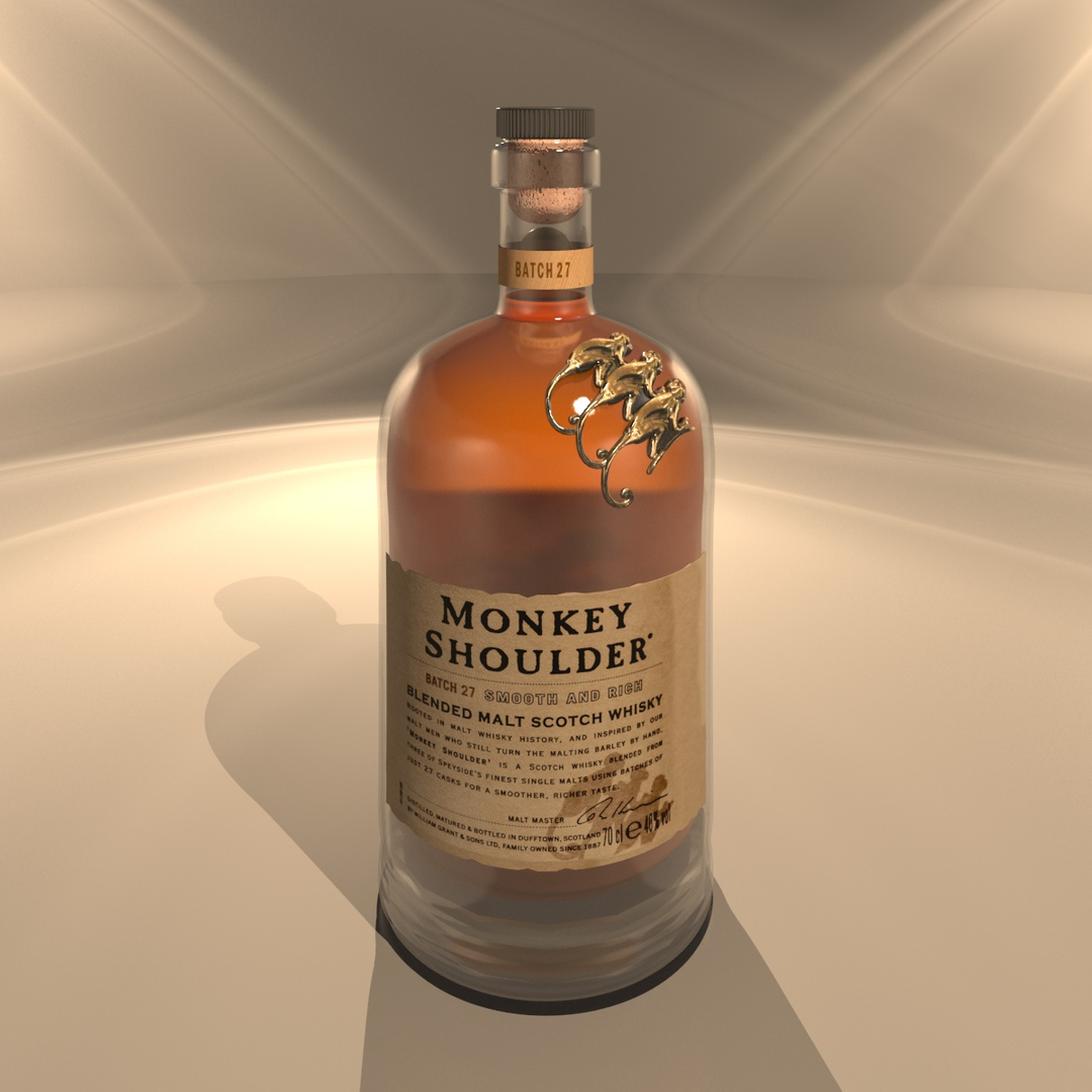 Monkey Shoulder Model - TurboSquid 1300406