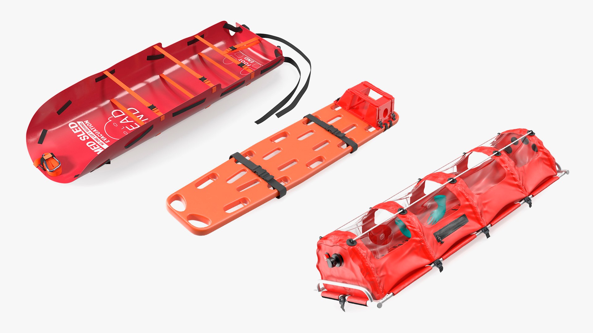 Stretchers Collection 3D Model - TurboSquid 2166867