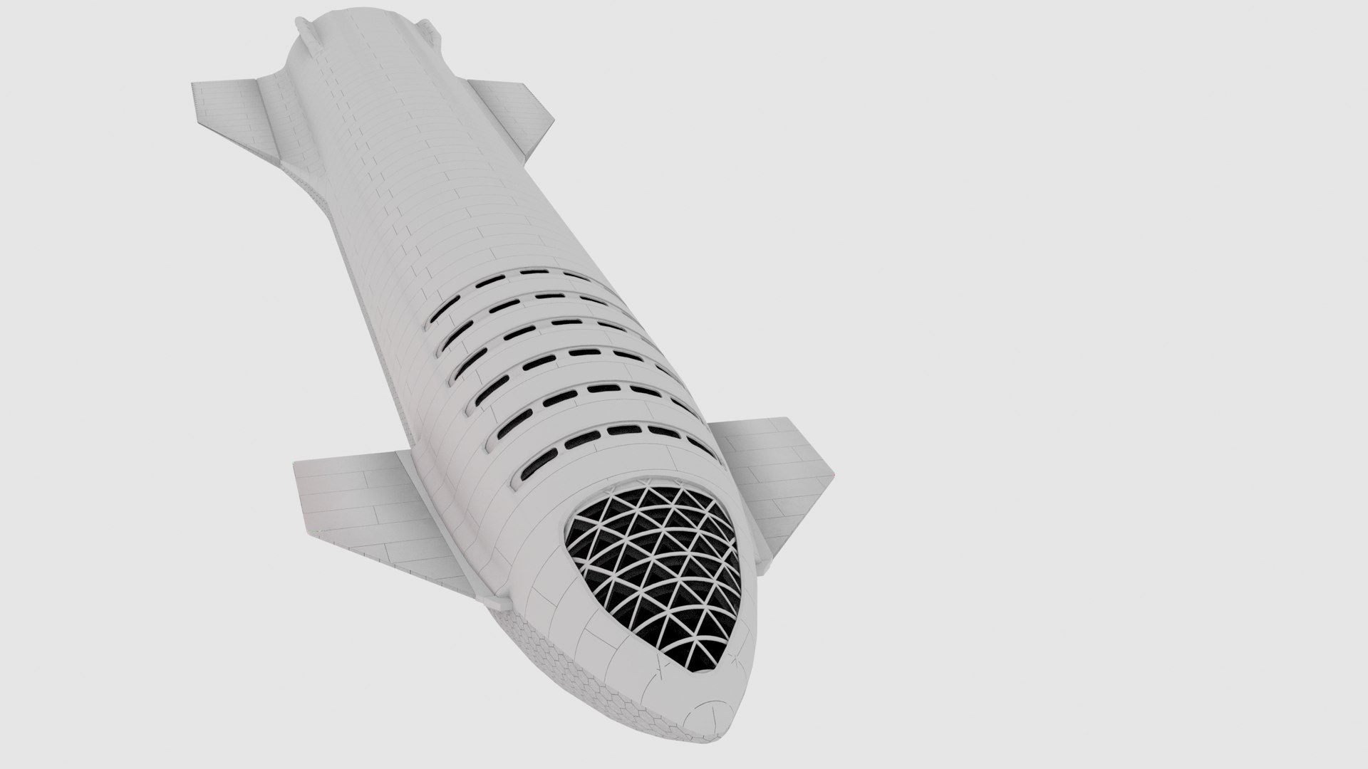 3D Space X Starship - TurboSquid 2352435