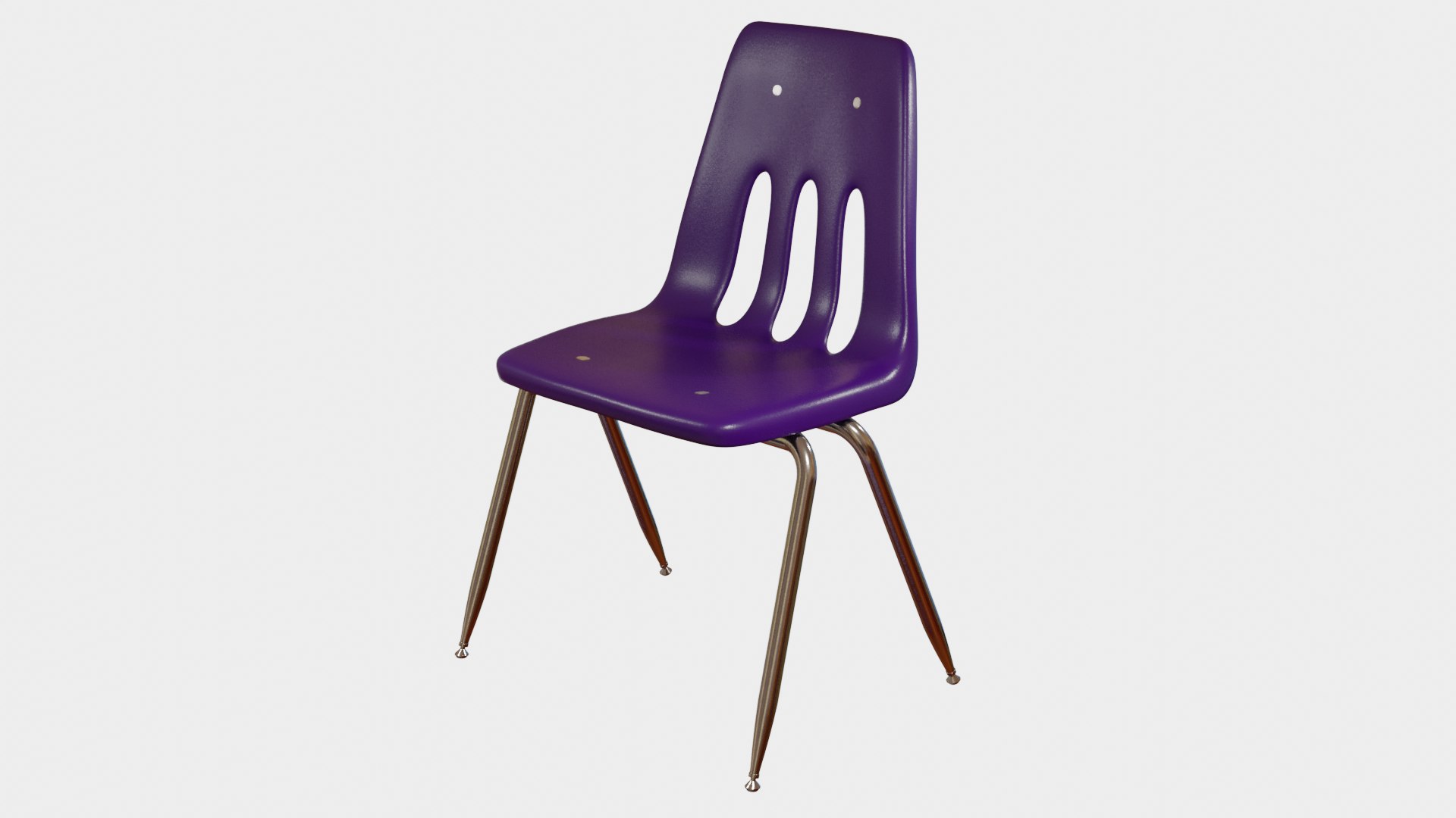 Classroom Chair 3D Model - TurboSquid 2093160