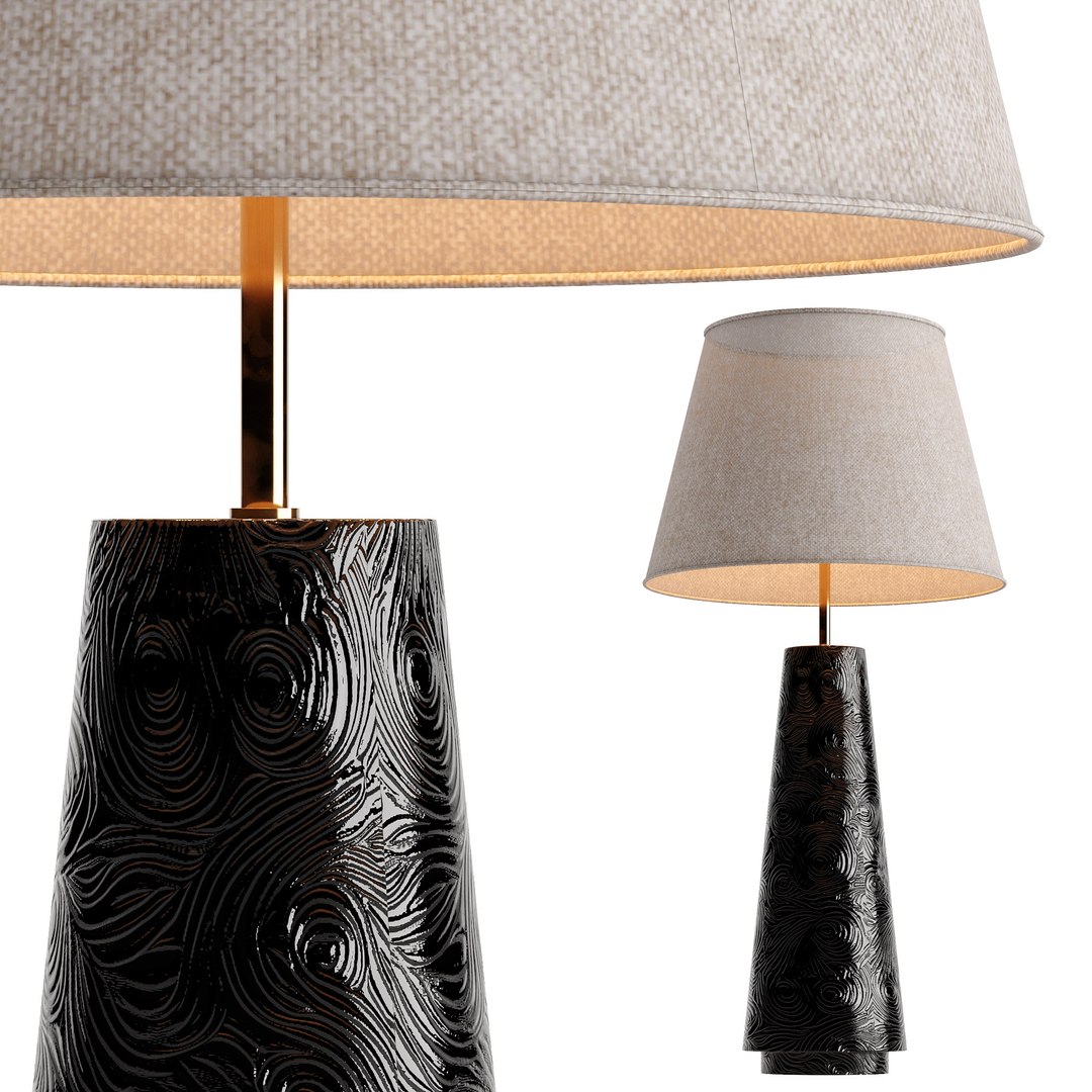 Table Lamp Wave 3D Model - TurboSquid 2220252