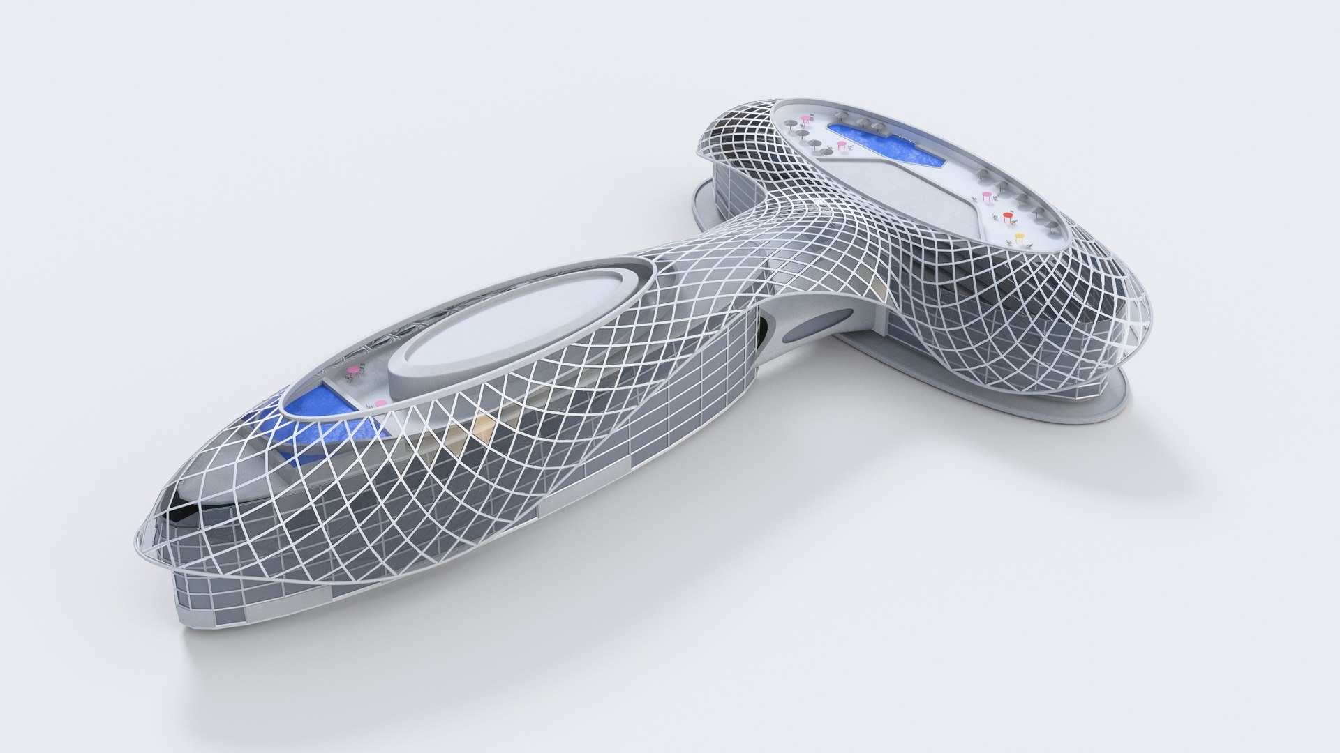 W Abu Dhabi Yas Island 3D Model - TurboSquid 2536058