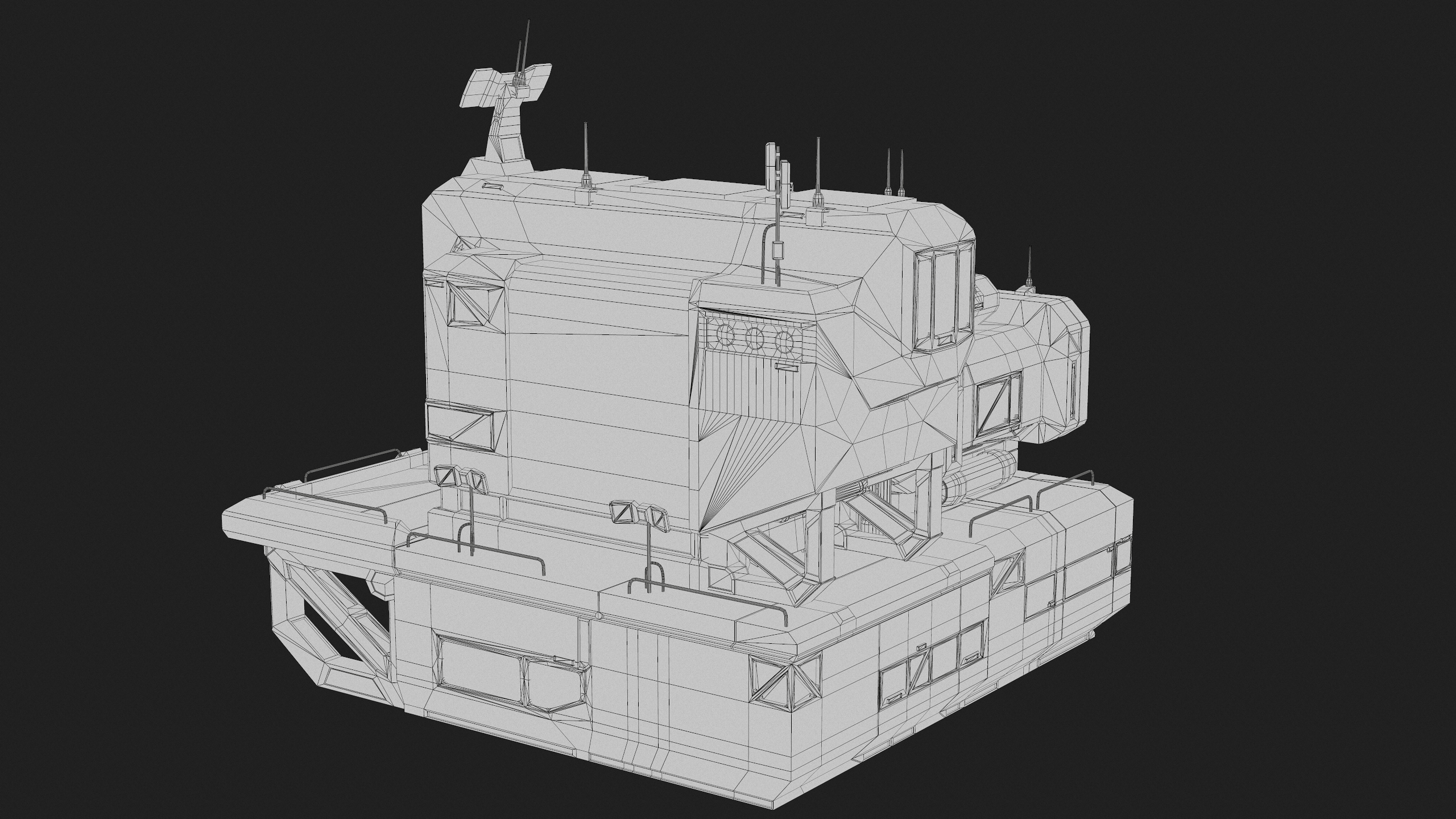 3D interplanetary outpost research modular - TurboSquid 1649789