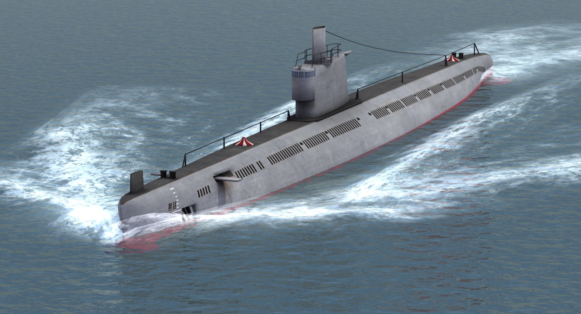 Romeo class attack submarine 3D - TurboSquid 1154160