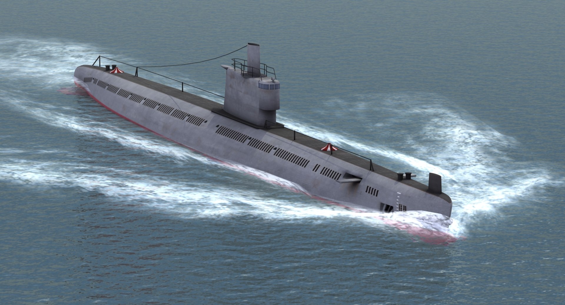 Romeo class attack submarine 3D - TurboSquid 1154160
