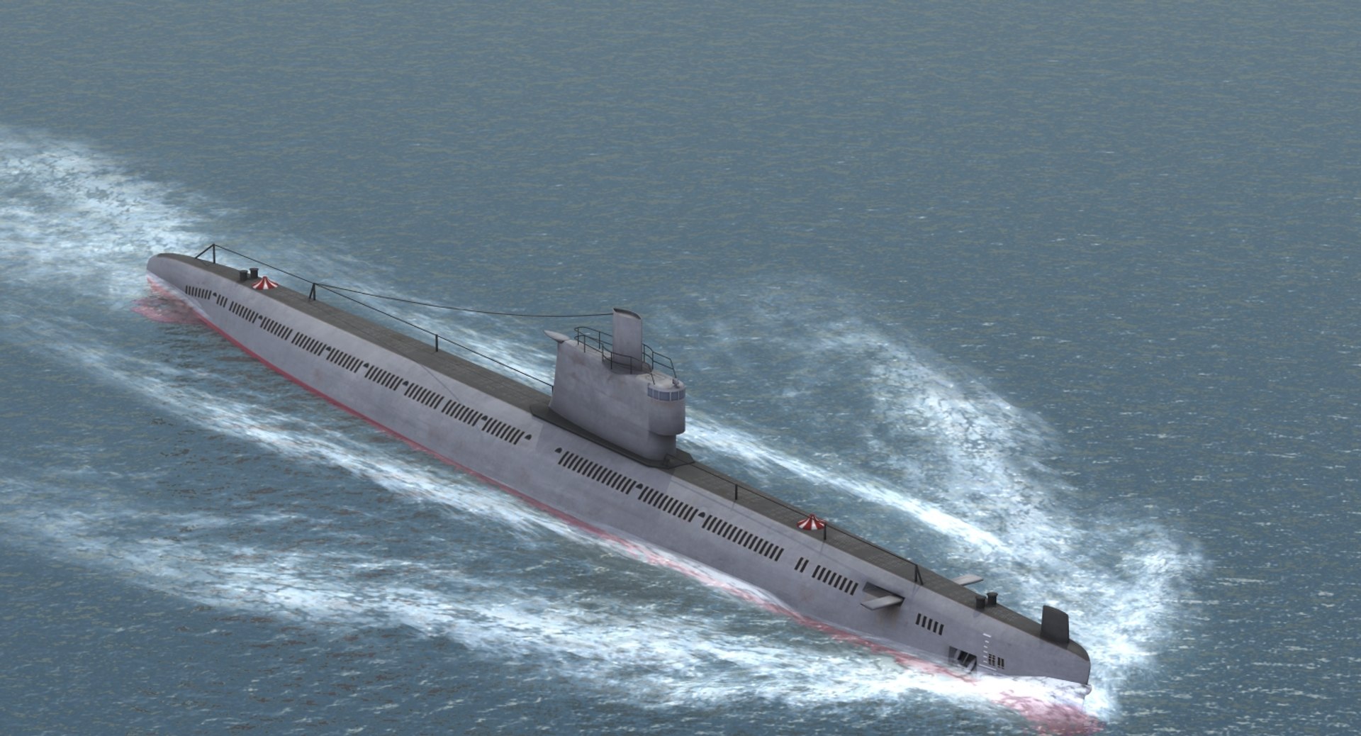 Romeo class attack submarine 3D - TurboSquid 1154160