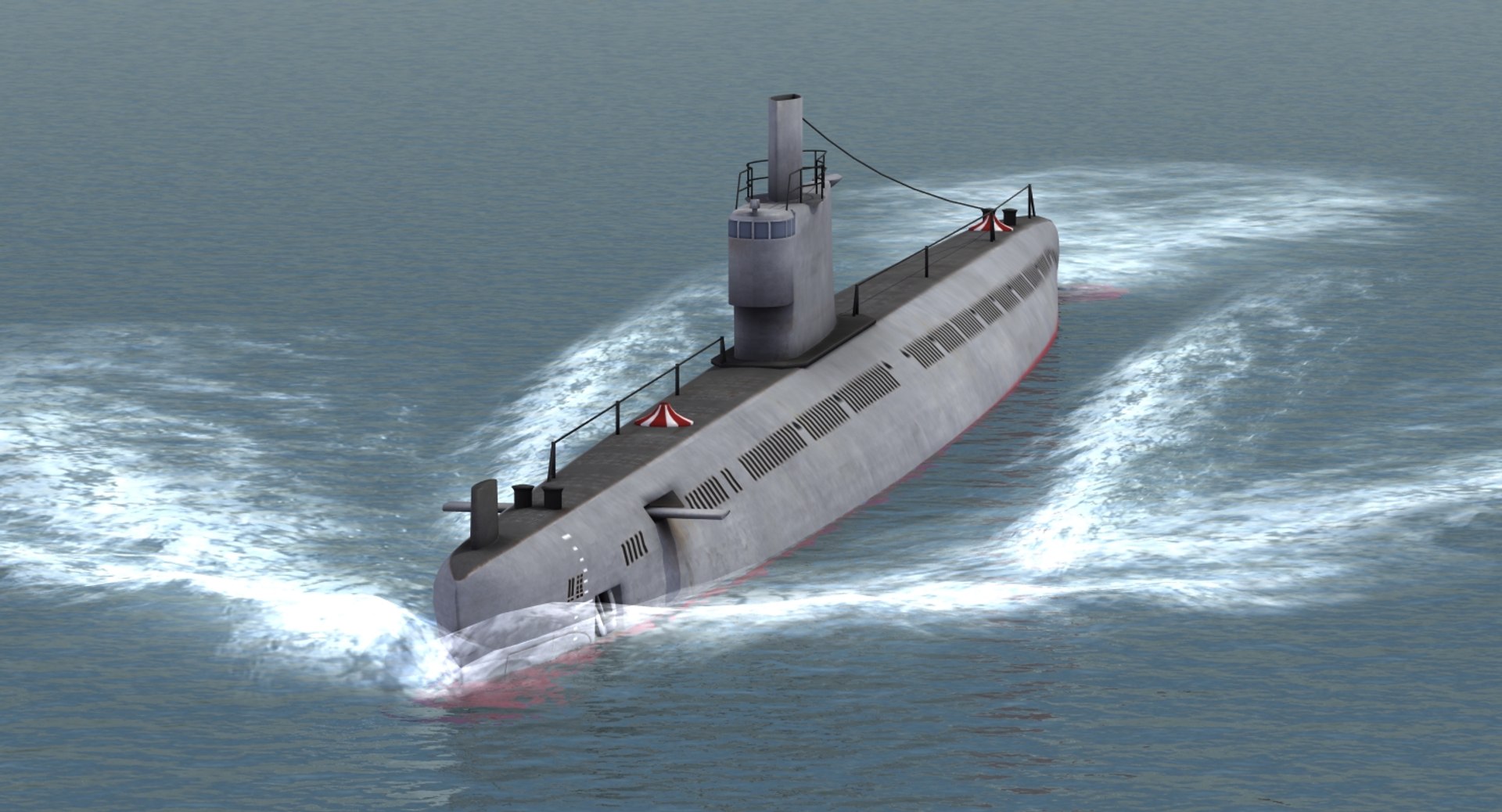 Romeo class attack submarine 3D - TurboSquid 1154160
