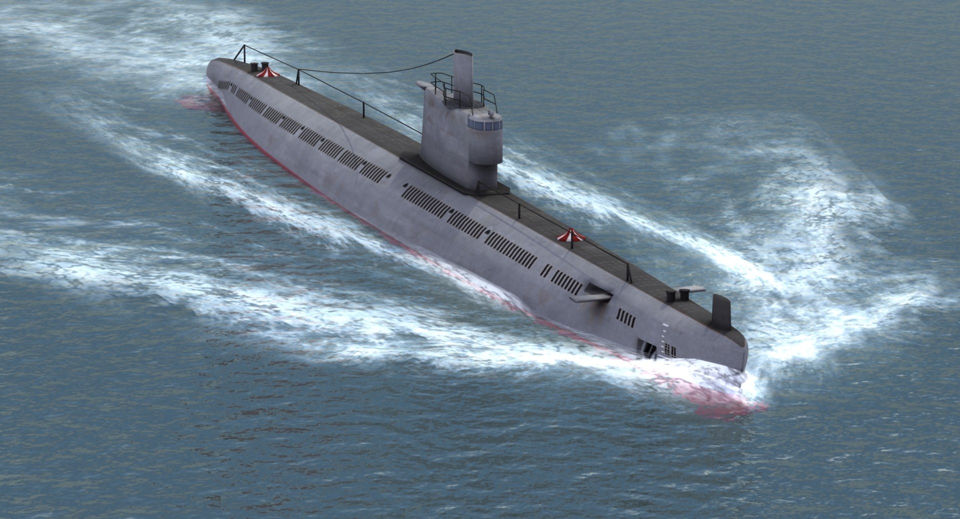 Romeo class attack submarine 3D - TurboSquid 1154160