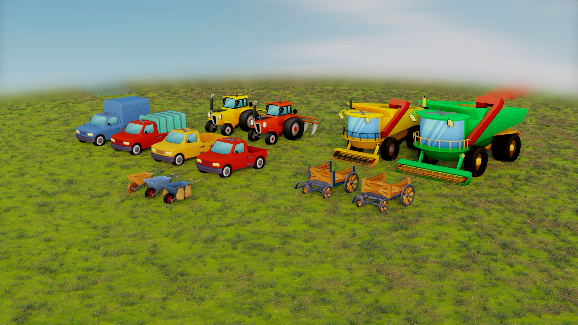 3D Model Farm Vehicle Pack - TurboSquid 2128957