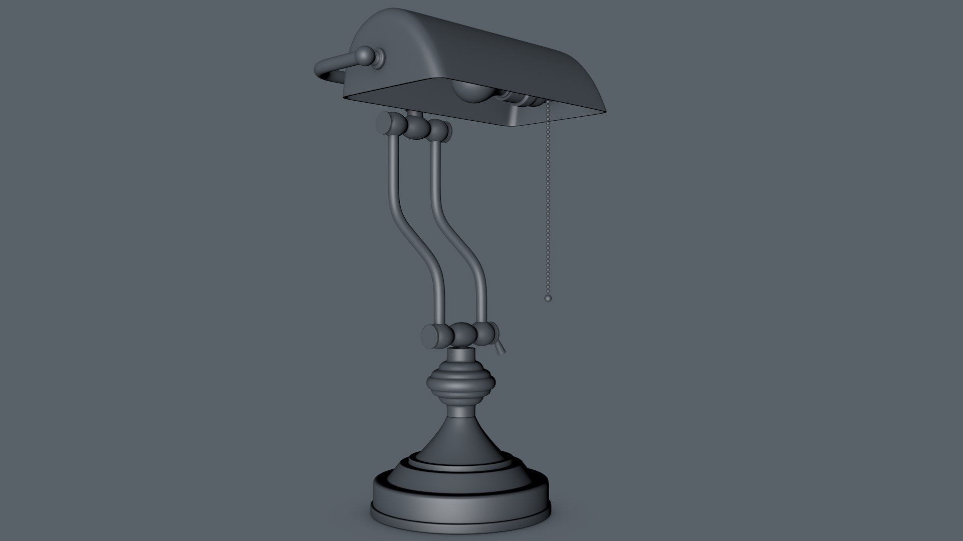 Bankers Lamp 3D Model - TurboSquid 1923916