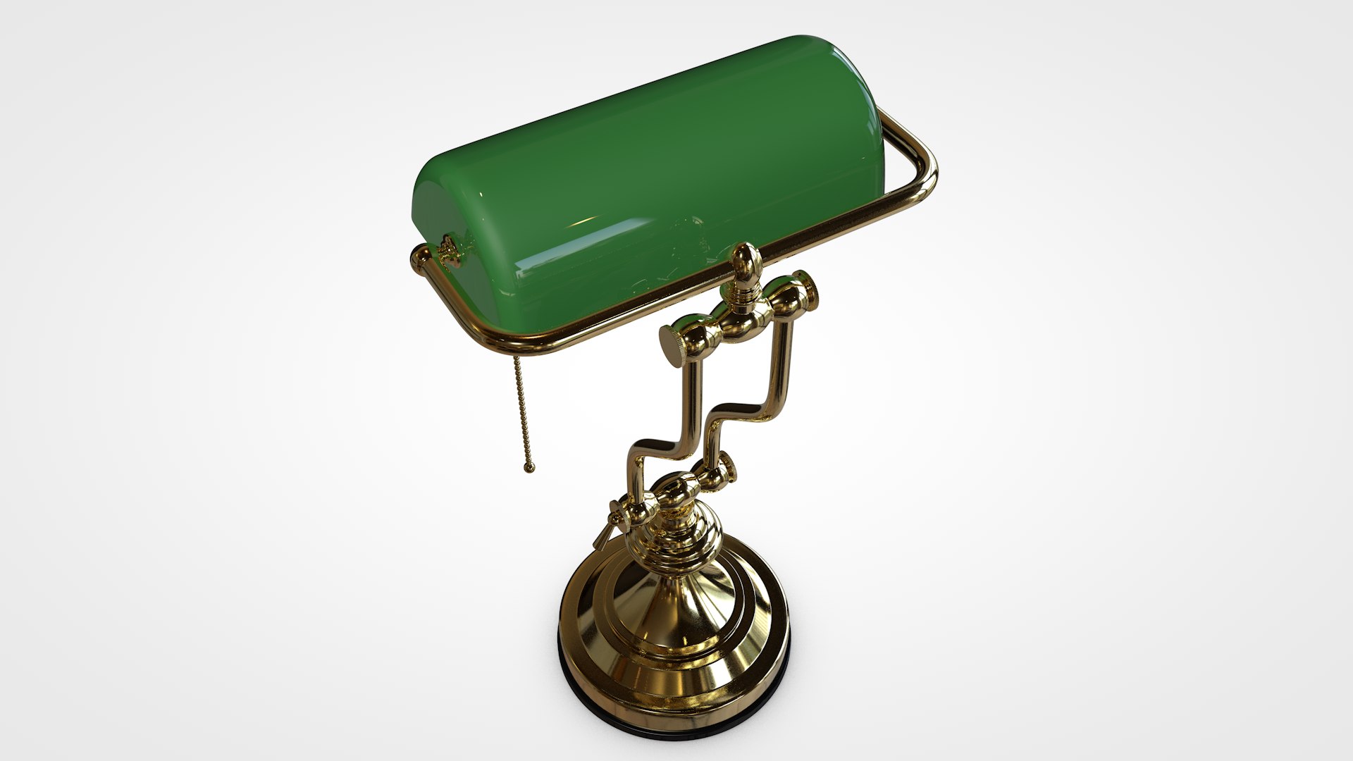 Bankers Lamp 3D Model - TurboSquid 1923916