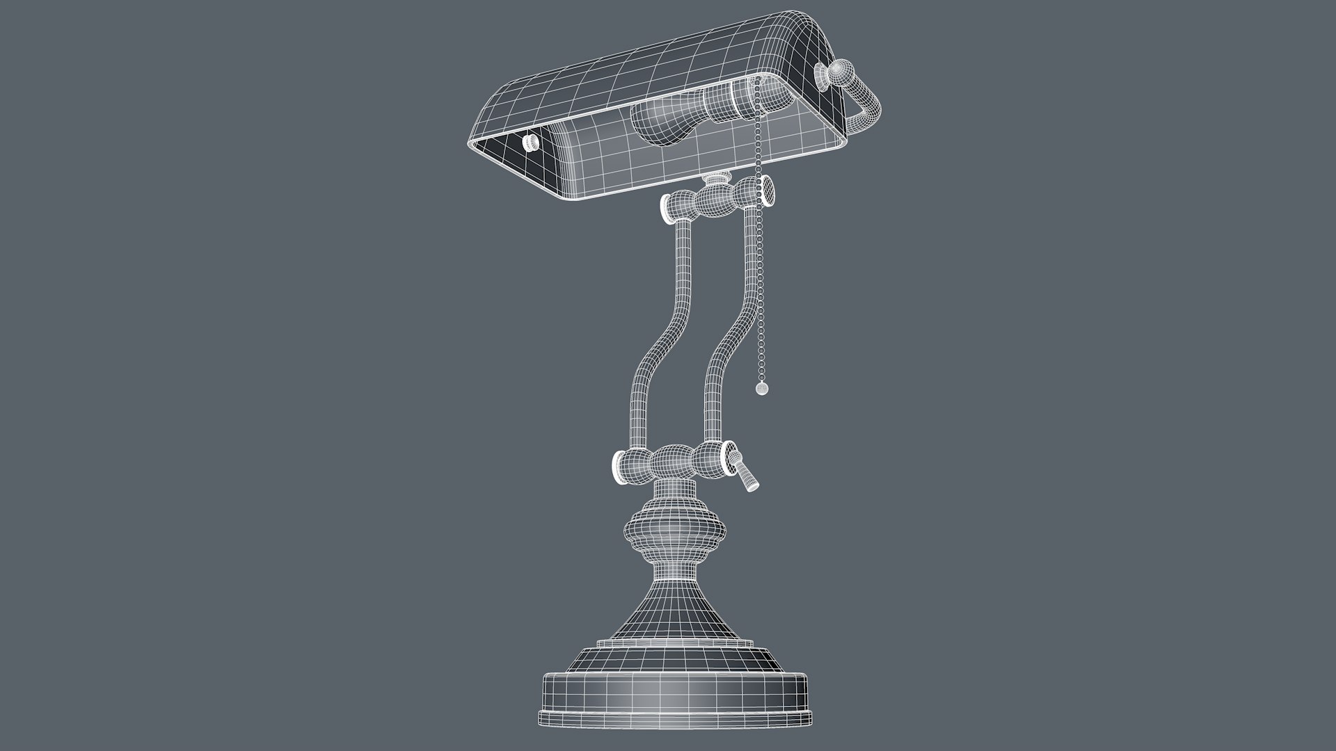 Bankers Lamp 3D Model - TurboSquid 1923916