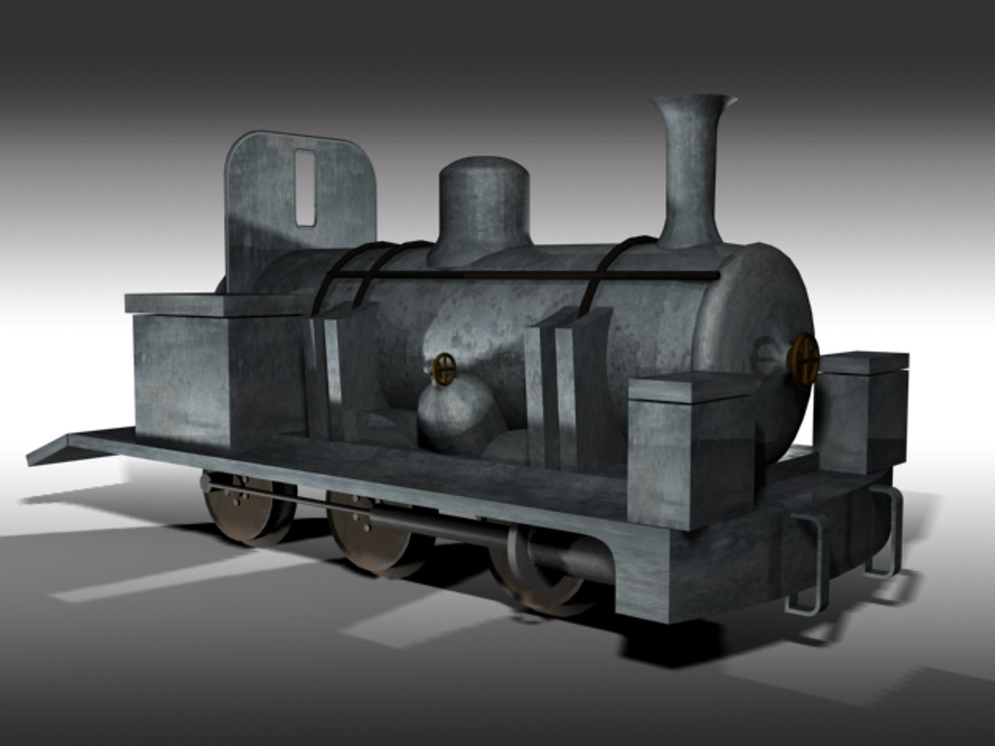 3d Model Narrow Gauge Steam Engine
