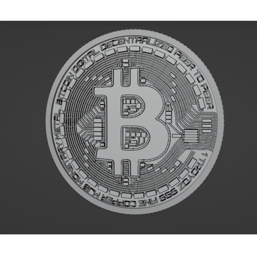 Bitcoin 3D Model - TurboSquid 1923081