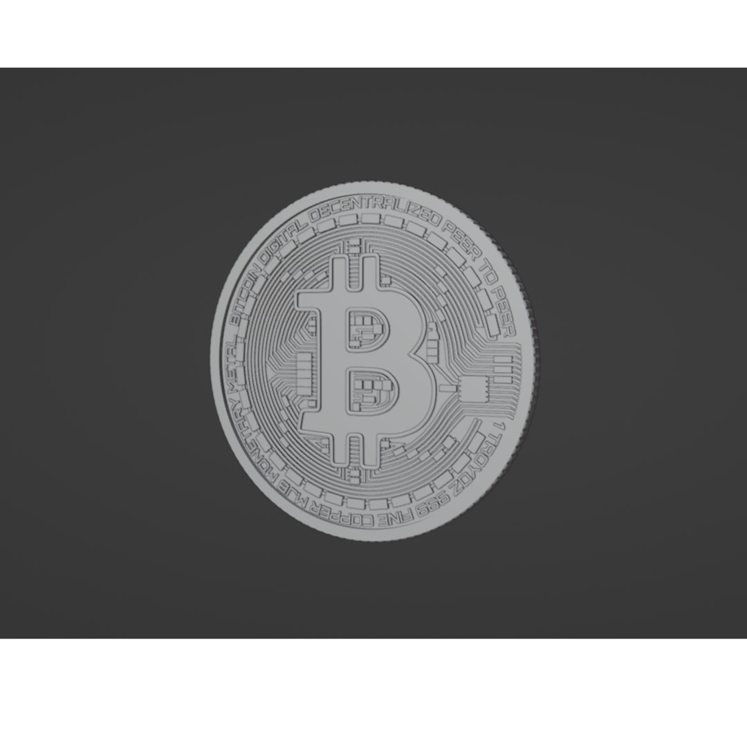 Bitcoin 3D Model - TurboSquid 1923081