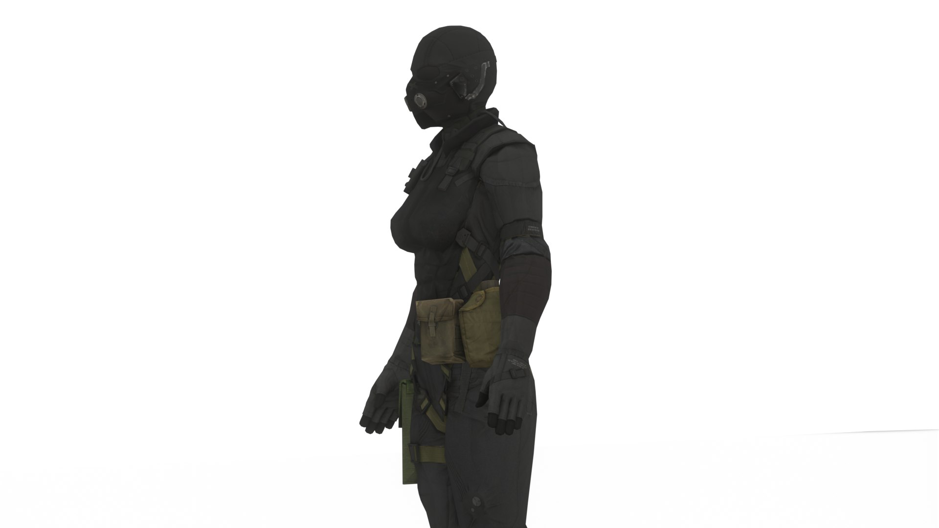 3D Female Stealth Agent Covert Tactical Suit 3D Model - TurboSquid 2418713
