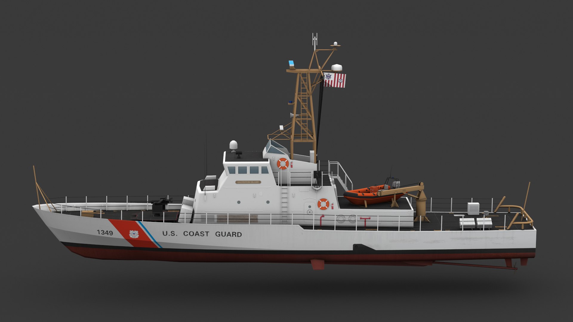 Uscgc Coast Guard 3D Model - TurboSquid 1423639