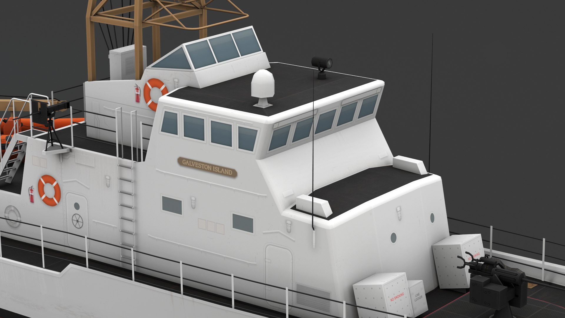 Uscgc coast guard 3D model - TurboSquid 1423639