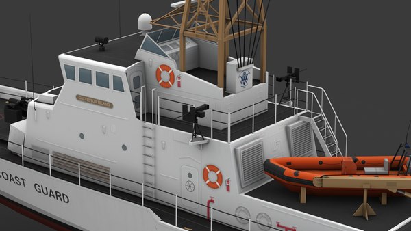 Uscgc coast guard 3D model - TurboSquid 1423639