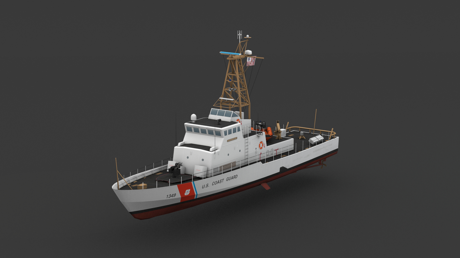 Uscgc Coast Guard 3D Model - TurboSquid 1423639