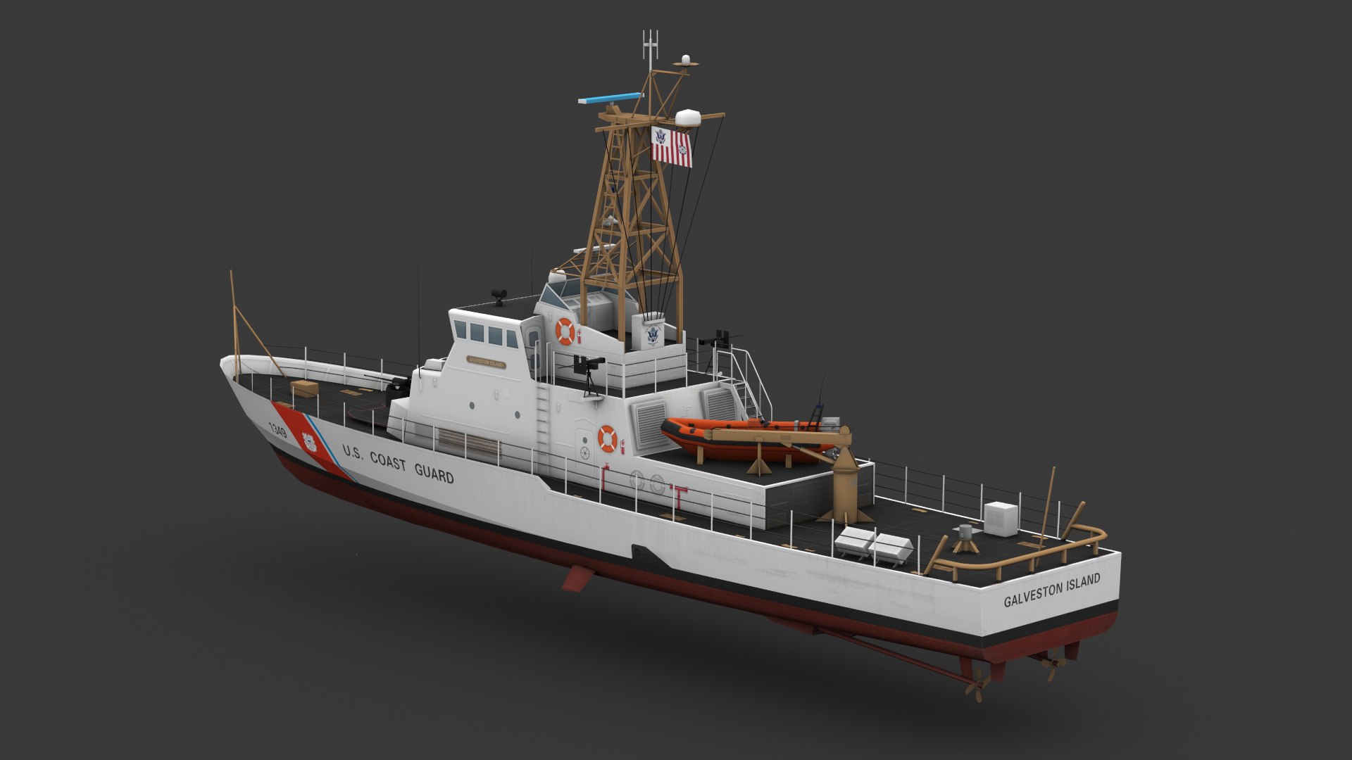 Uscgc Coast Guard 3D Model - TurboSquid 1423639