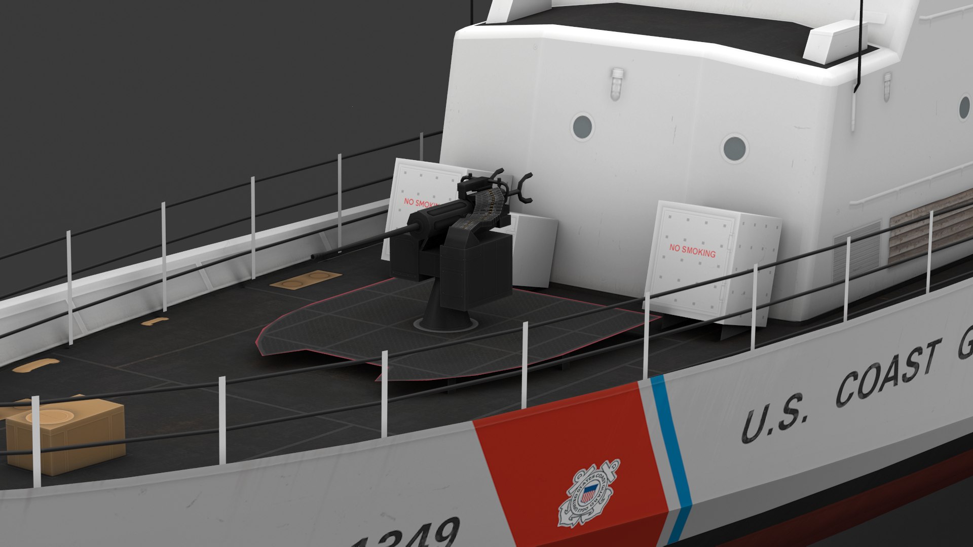 Uscgc coast guard 3D model - TurboSquid 1423639