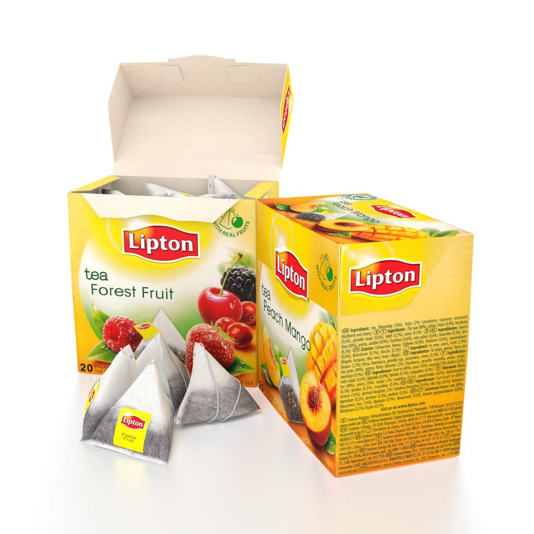 Tea Lipton Pyramid 3d Model