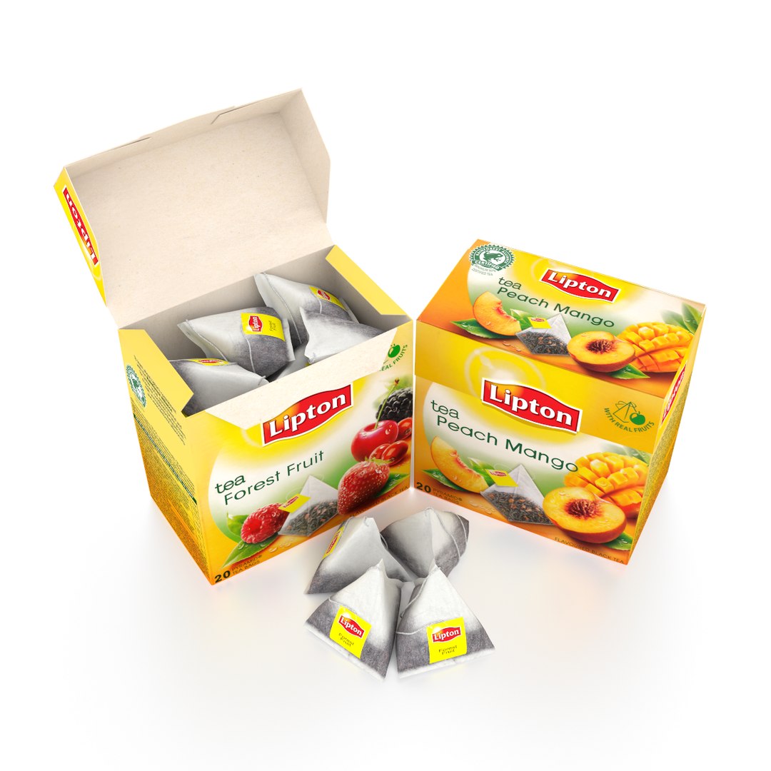 Tea Lipton Pyramid 3d Model
