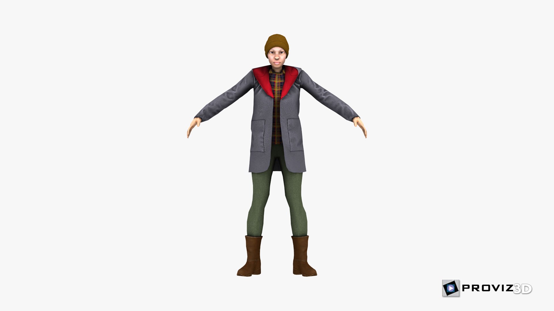 3D People: Winter People Vol. 01 3D Model - TurboSquid 1746881