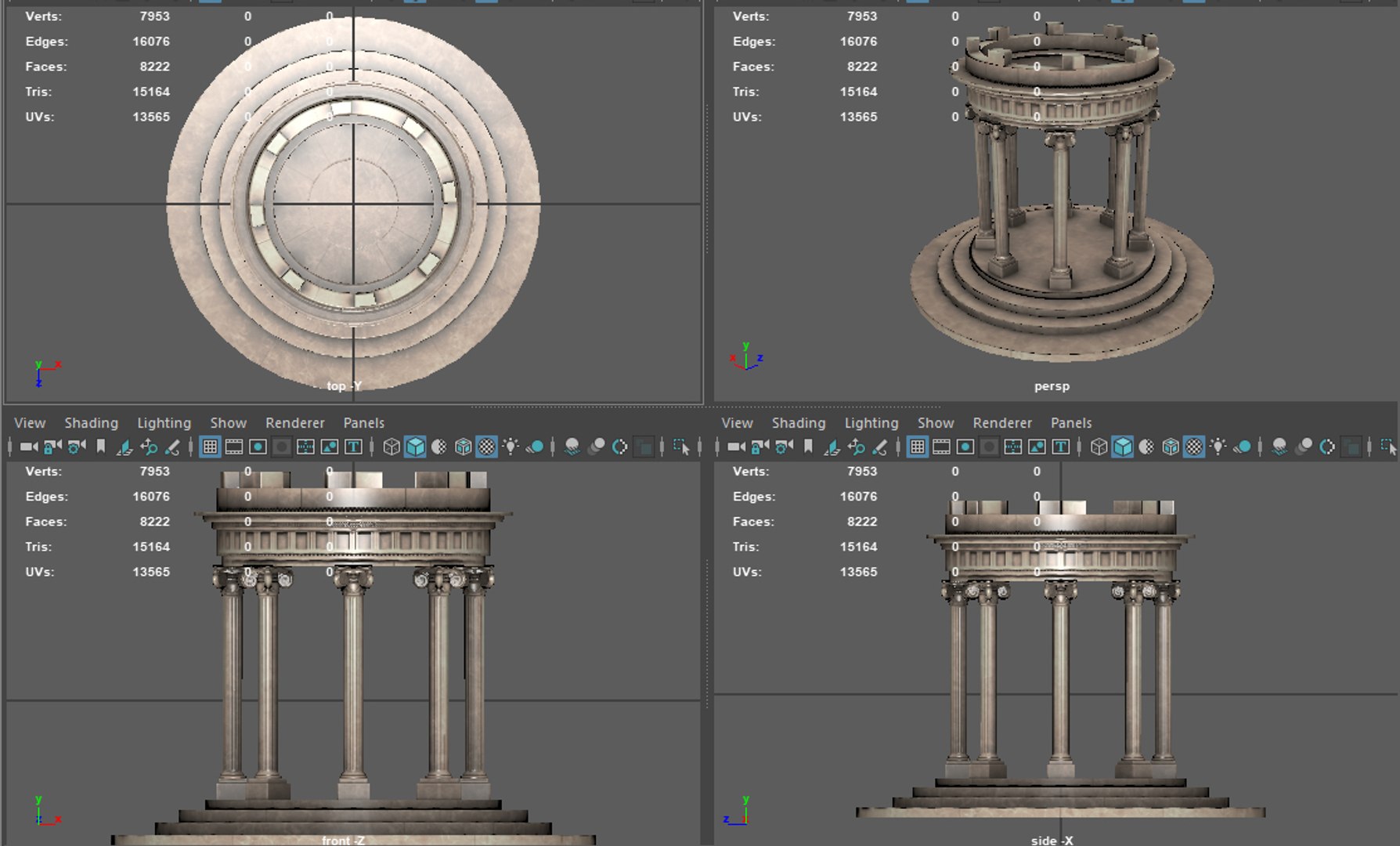 Garden Rotunda LP Model - TurboSquid 2381318