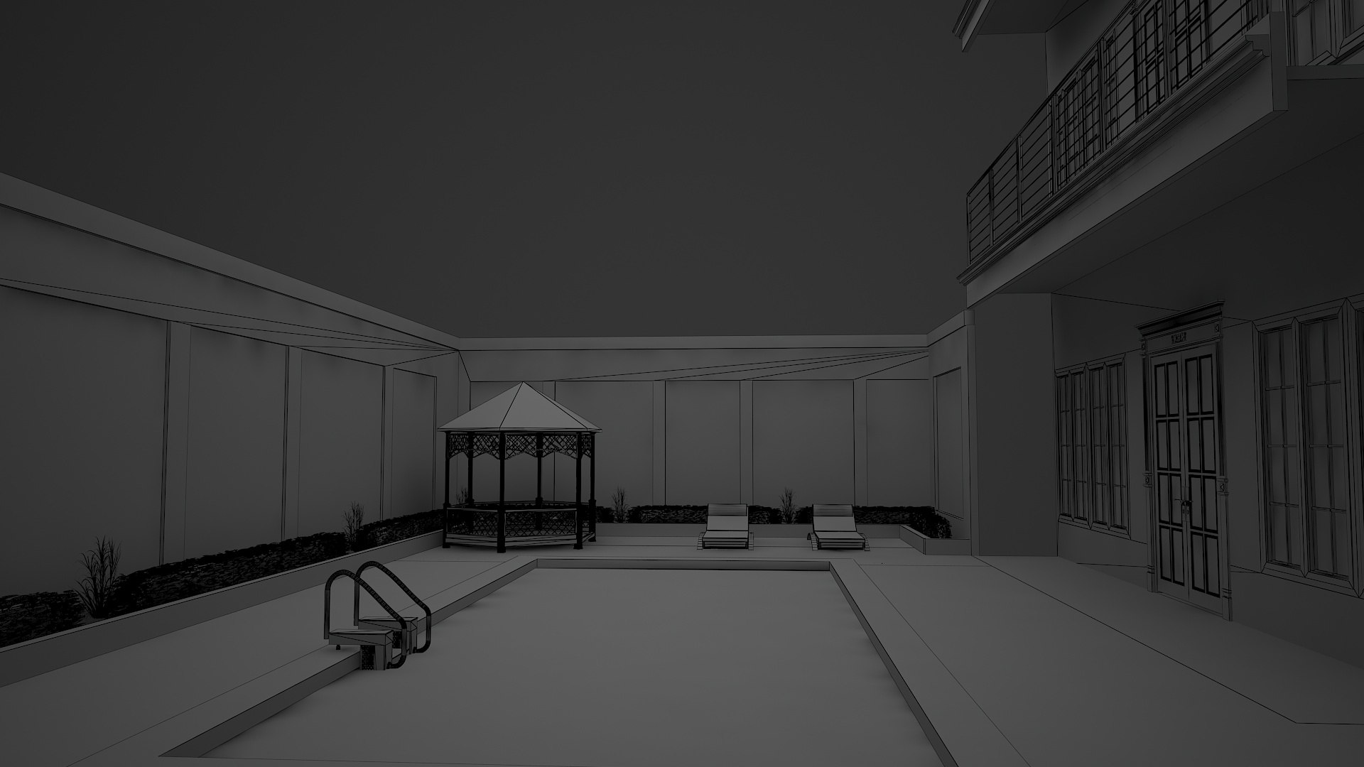 Swimming Pool 3D Model - TurboSquid 1949670