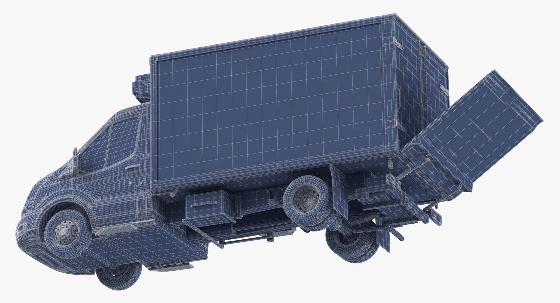 Ford Transit F350HD 2020 Reefer 3D model - TurboSquid 2029436