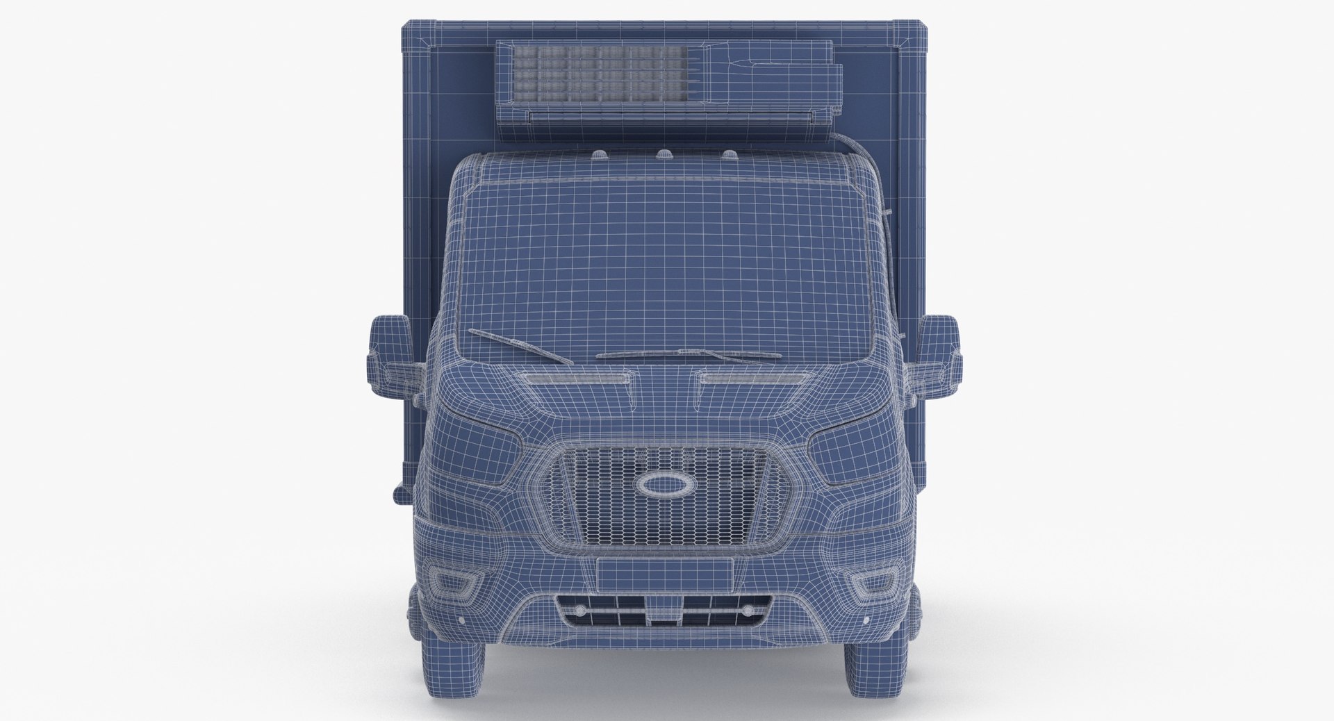 Ford Transit F350HD 2020 Reefer 3D model - TurboSquid 2029436