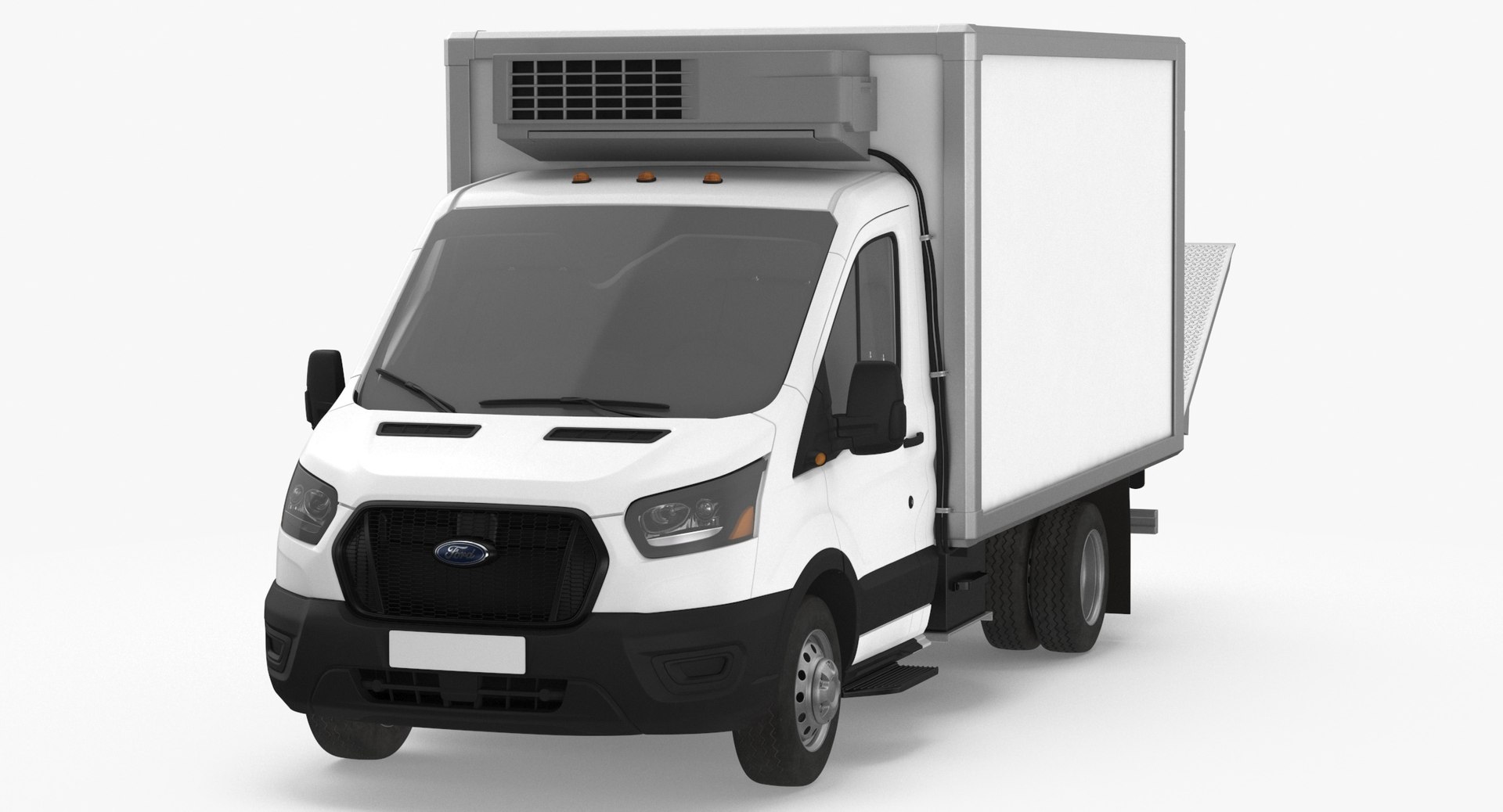 Ford Transit F350HD 2020 Reefer 3D model - TurboSquid 2029436